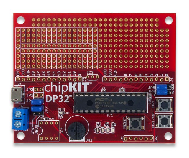 Assembly Instructions for the µMD1 using the Digilent chipKit DP32